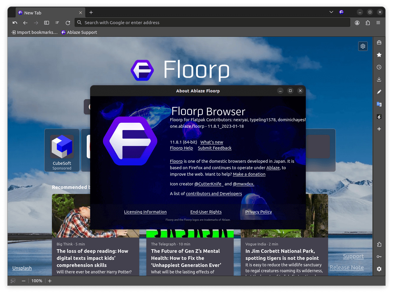Floorp, Browser Web Terbaru yang Fokus pada Privasi - PCMAX